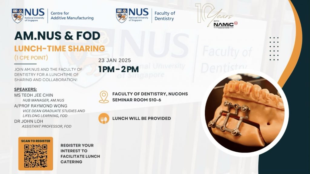 AM.NUS & FOD Lunch-time Sharing - Research