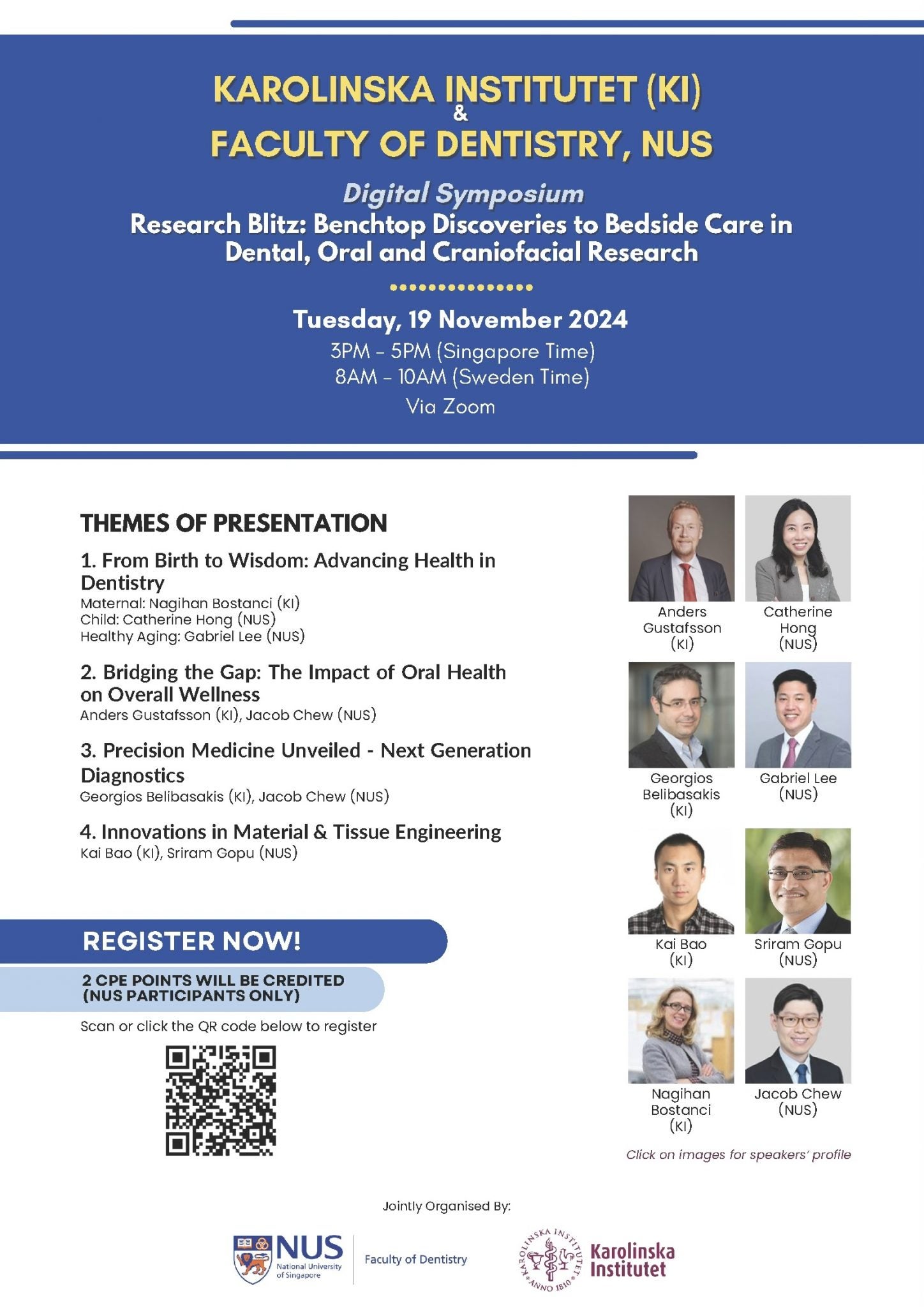 Research Blitz: Benchtop Discoveries to Bedside Care in Dental, Oral and Craniofacial Research ...